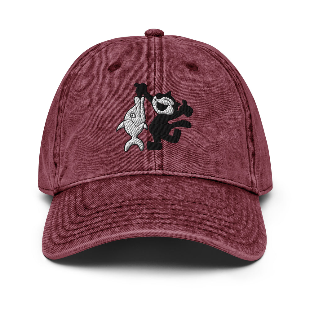 Felix the Cat Fishing 1920 Cap | Vintage Baseball Caps